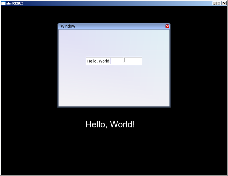 Tutorial: CEGUI and SFML - SFML/SFML GitHub Wiki