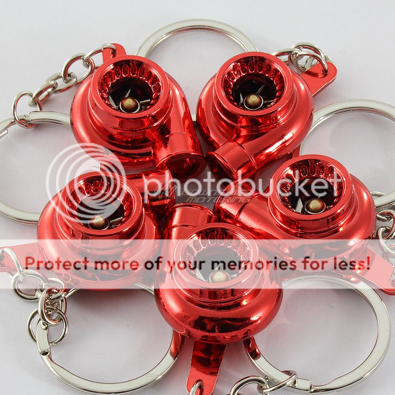 Purchase Lot 5PCS Universal JDM Spinning Turbo Charger Turbine Keychain ...