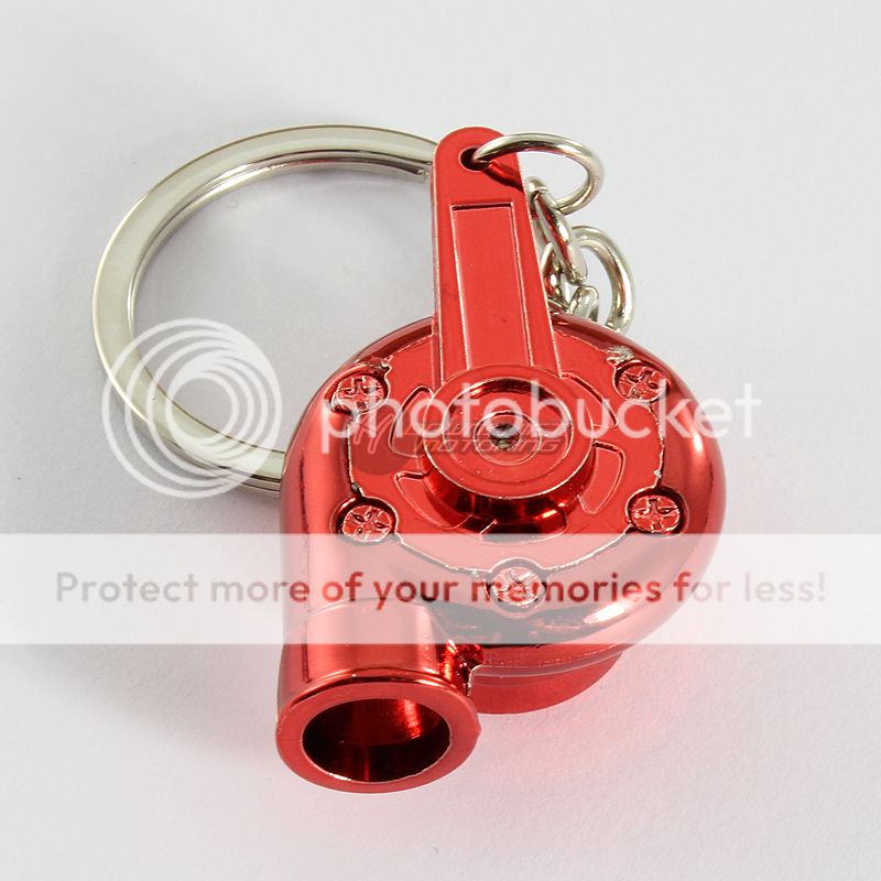 Buy 10PCS Universal JDM Spinning Turbo Charger Turbine Keychain Keyring ...