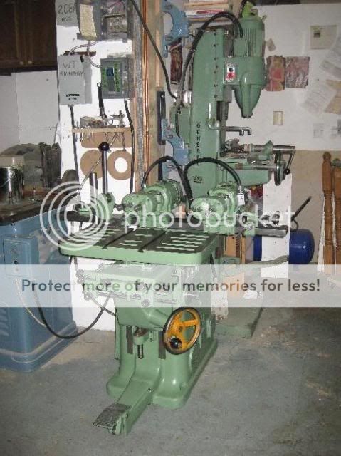 Bauerle 2 head/twin spindle Side Borer - Canadian Woodworking and Home ...