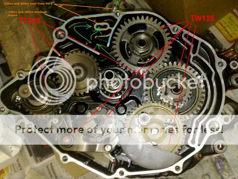 Assembling a modified TW125 engine | TW200 Forum